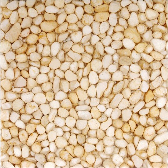 River stone panel for indoor and outdoor decoration