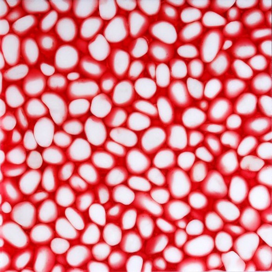 Translucent river pebble stone panel for indoor decoration