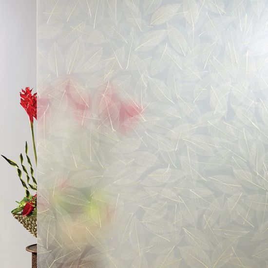 Resin panel with white leaf inside